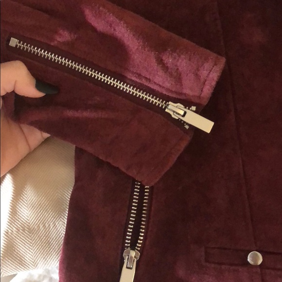 Mango | Jackets & Coats | Motorcycle Red Leather Jacket | Poshmark